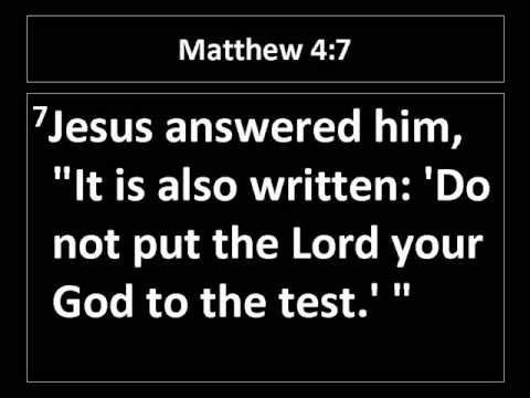 What does it mean to test the Lord God? – Site Title